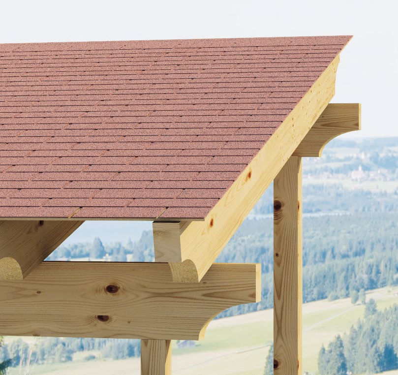 Tablilla a base de betún - SHI series - HOLZ TECHNIC - para techado