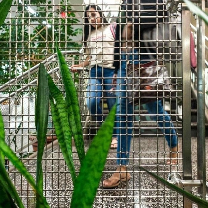 Malla metálica de acero inoxidable - METART-WW48A - Metart Building ...