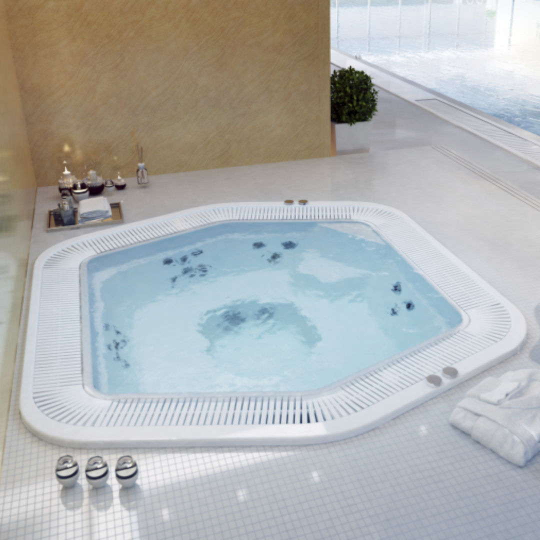Spa empotrable - Classic - Catalina Spas - sobre suelo / hexagonal ...