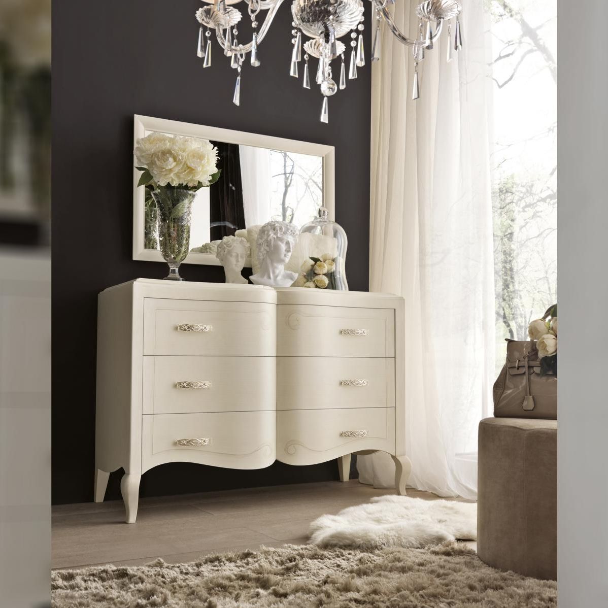 Cómoda con patas altas - Ali - benedetti MOBILI - clásica / de madera ...