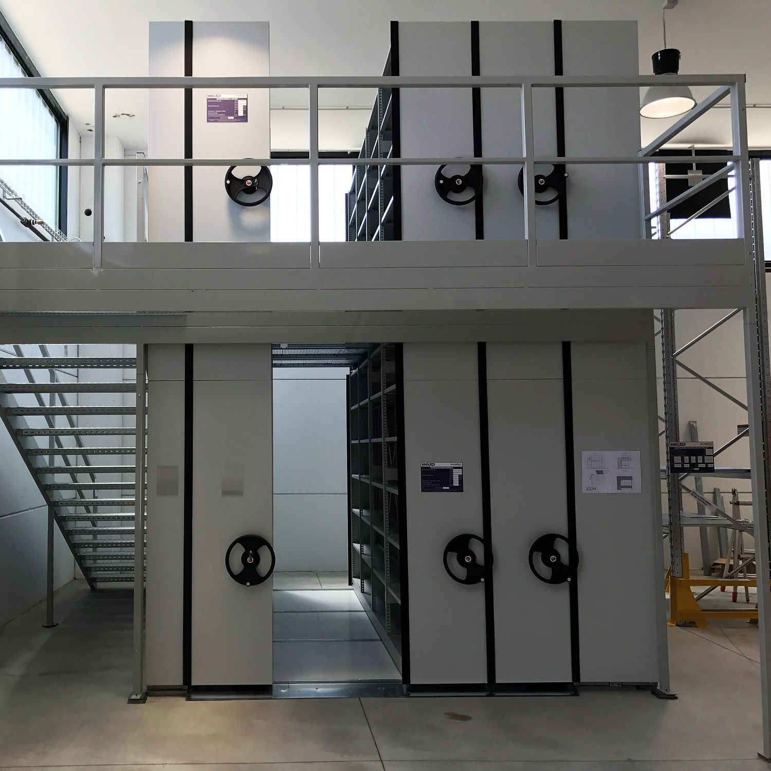 Estantería móvil para almacenamiento - MOBICLASS - ELECTROCLASS - para ...