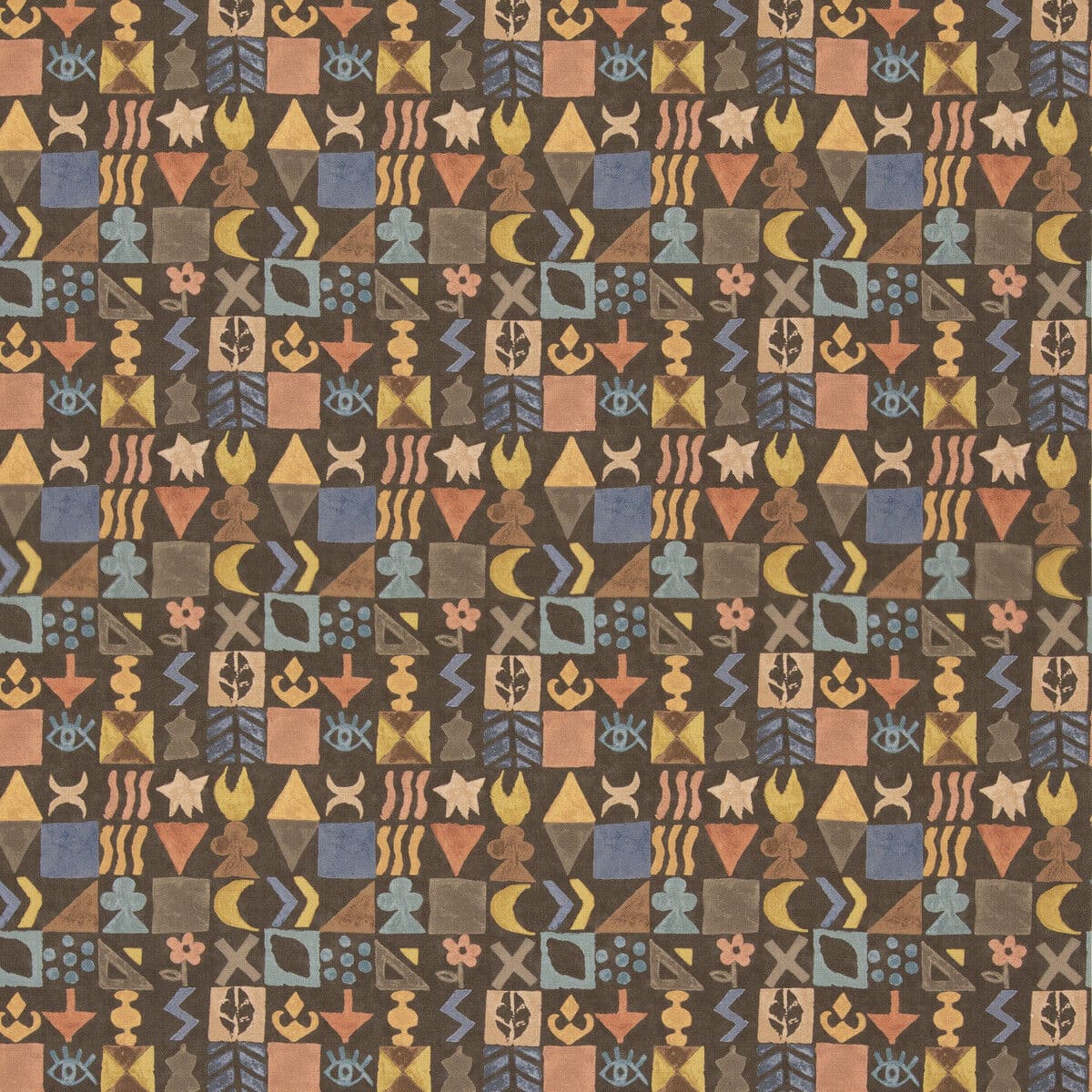 Tela de tapicería - POTATO - GP & J BAKER - para cortinas / con motivos geométricos / de lino