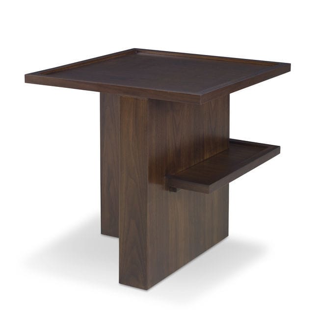 Mesa contemporánea - DG-61057/002.SIDE.0 - Donghia - madera / con base ...