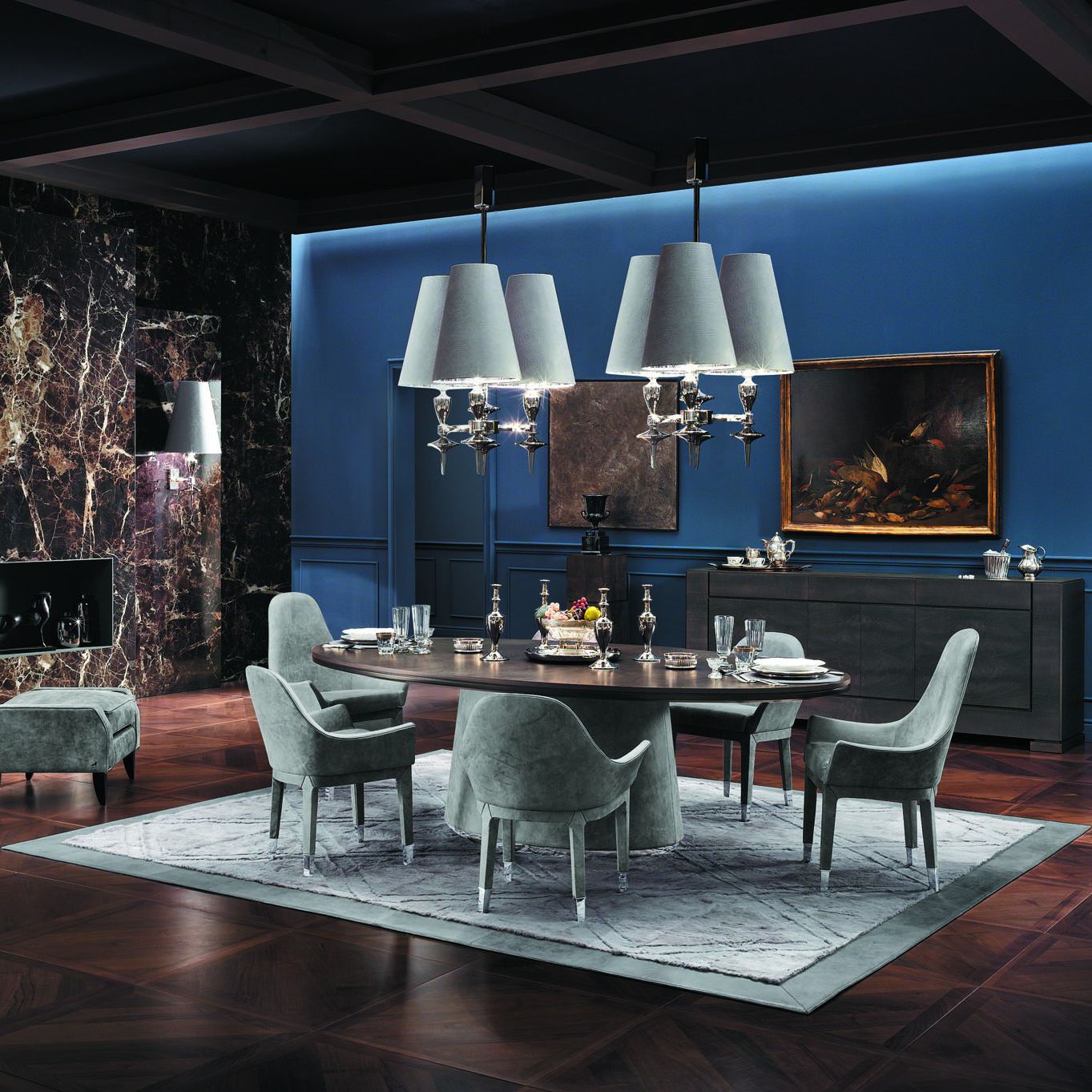 Alfombra contemporánea - MASTER: BARLINGTON - SMANIA - arabescos / de ...