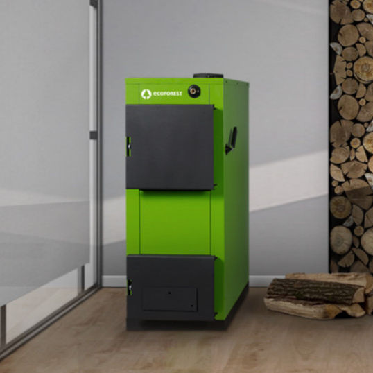 Caldera de leña - MADEIRA - ECOFOREST - residencial / de interior