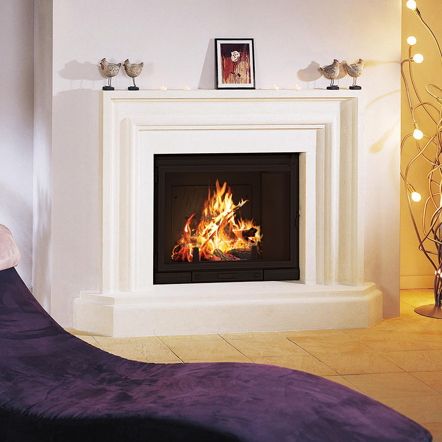 Chimenea de leña - ISABELLE - SEGUIN - de pellets / independiente ...