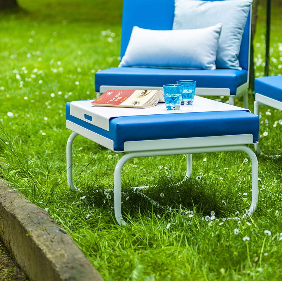 Reposapiés contemporáneo - PURE - Art'Mely - Sunbrella® / de cuero / de ...