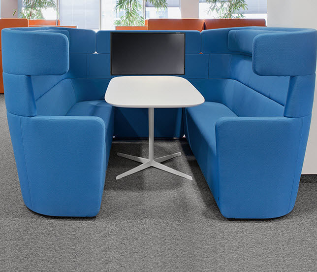 Sofá modular - PARCS AMERICAN DINER - Bene GmbH - contemporáneo / gris ...