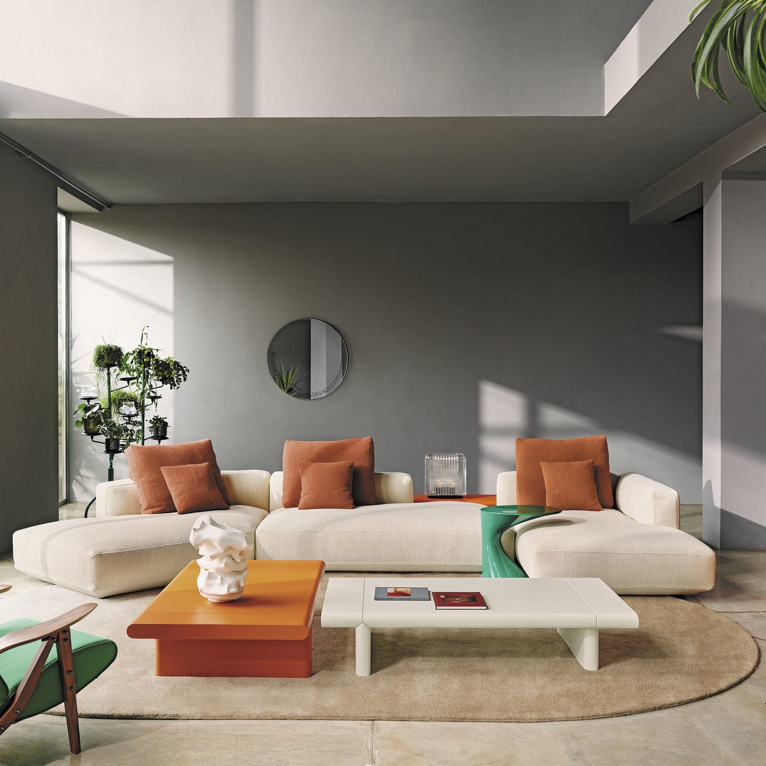 Mesa de centro contemporánea - ZAVOLO 791 - Zanotta - de MDF lacado ...