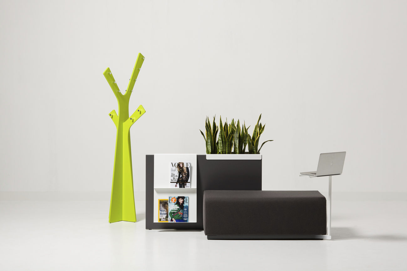 Banqueta contemporánea - TEAM 6103 - Cascando - de tejido / para el ...