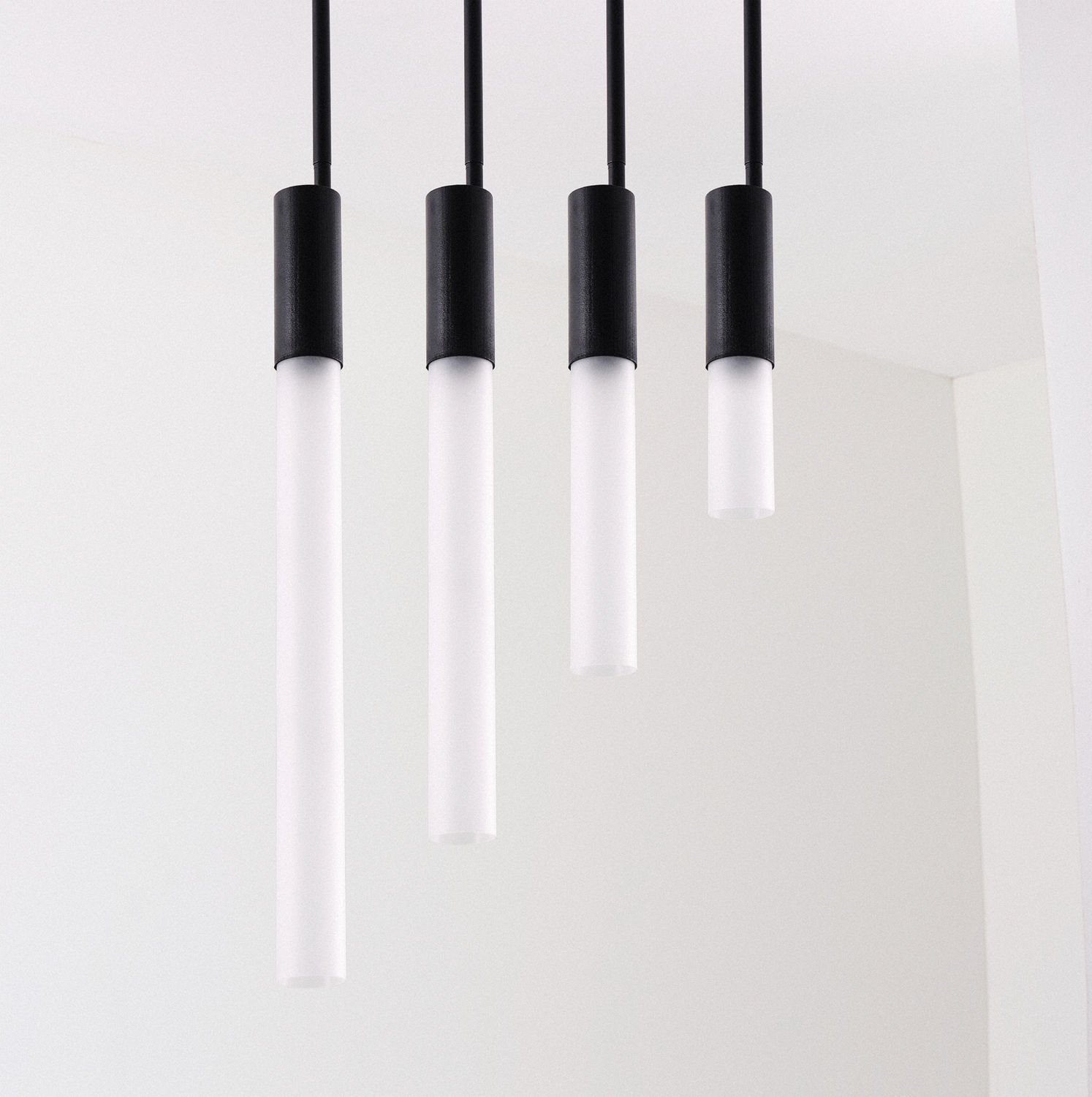 Luminaria suspendida - GLASS - ONOK LUZ TECNICA - LED / tubular / IP20