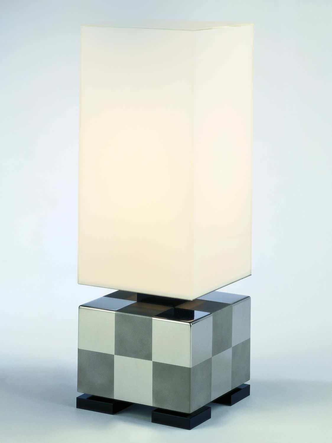 Lámpara de mesa - EMPIRE STATE - Quasar Holland - de acero inoxidable ...