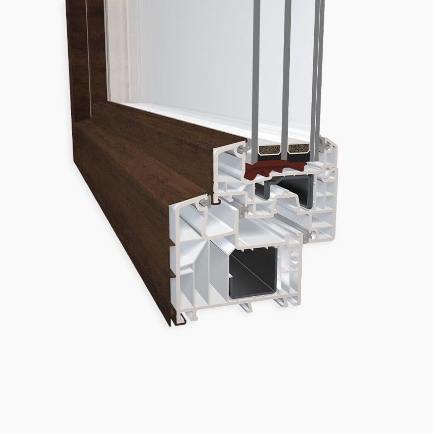 Perfil para puerta de vidrio - DQG 85 ALU - DIQUIGIOVANNI - de aluminio ...