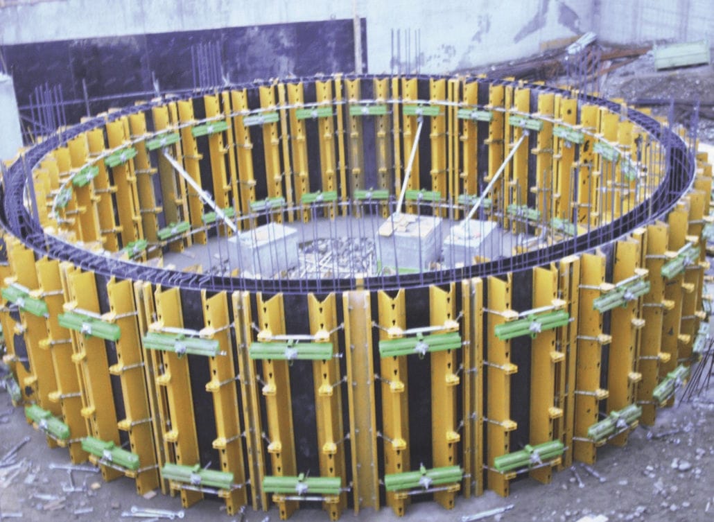 Encofrado modular - CURVED MODULO - Faresin Formwork SpA - circular ...