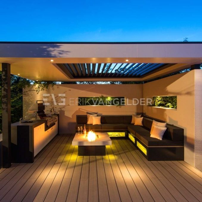 Tarima de exterior de material compuesto de madera - Welness Garden ...