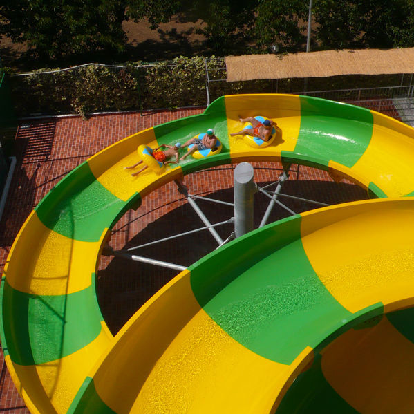 Tobogán giratorio - RAPID RIVER 140 - TECNOPISCINE INTERNATIONAL - para ...