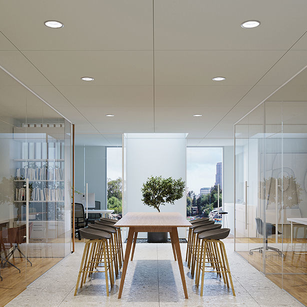 Downlight empotrable de techo - D70-R155 G2 - GLAMOX - LED RGB / redondo / IP54