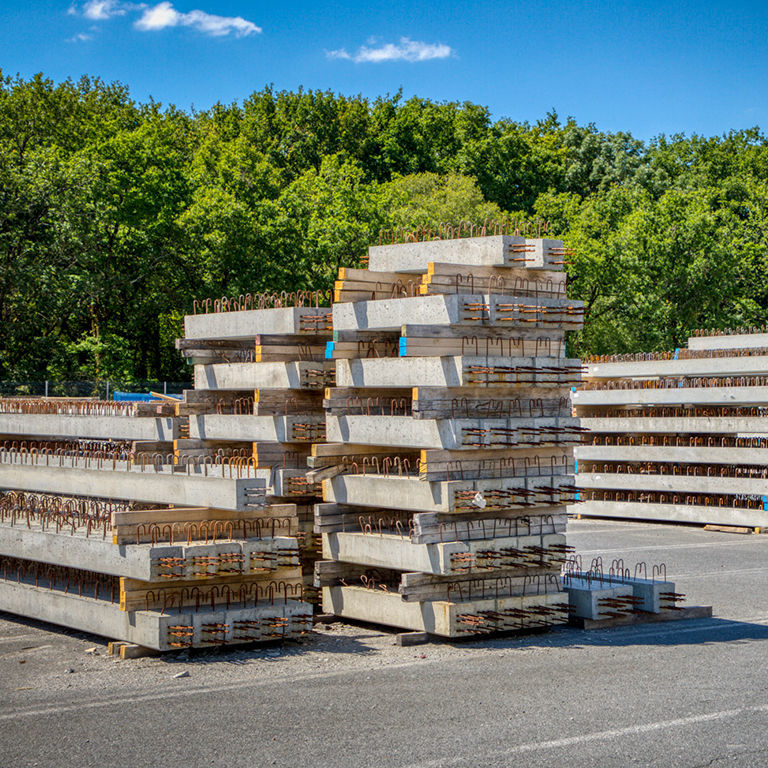 Viga prefabricada - PSR - RECTOR - de hormigón pretensado / rectangular ...