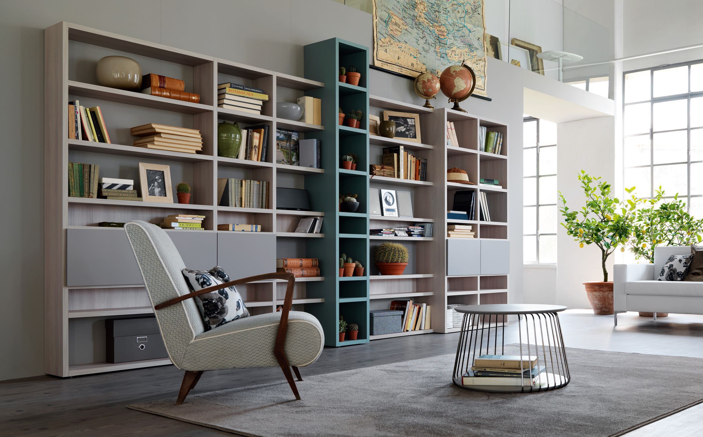 Biblioteca modular - CITYLIFE 35 - Doimo Cityline - contemporánea / de ...