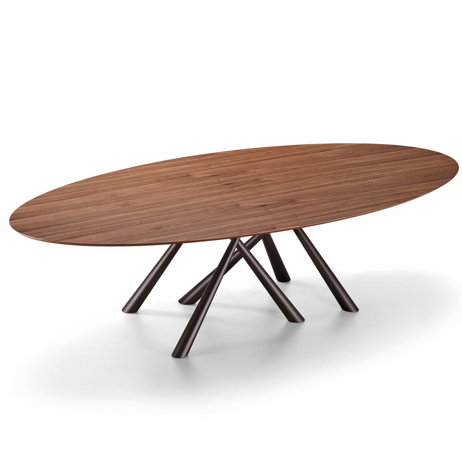 Mesa de comedor contemporánea - Forest - MIDJ - de chapa de madera / de ...