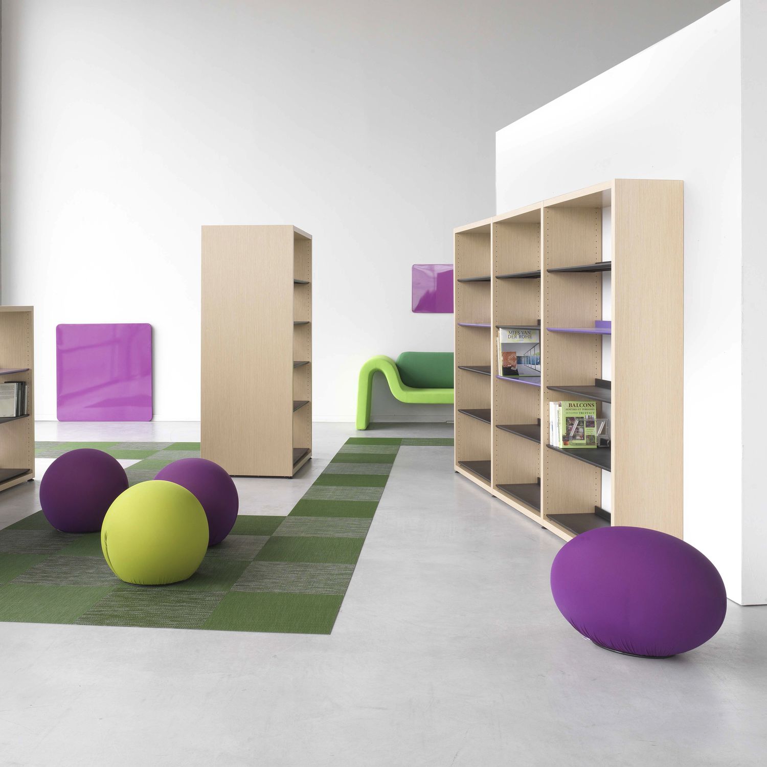 Biblioteca modular - MAGISTEO - DPC - contemporánea / para el sector ...