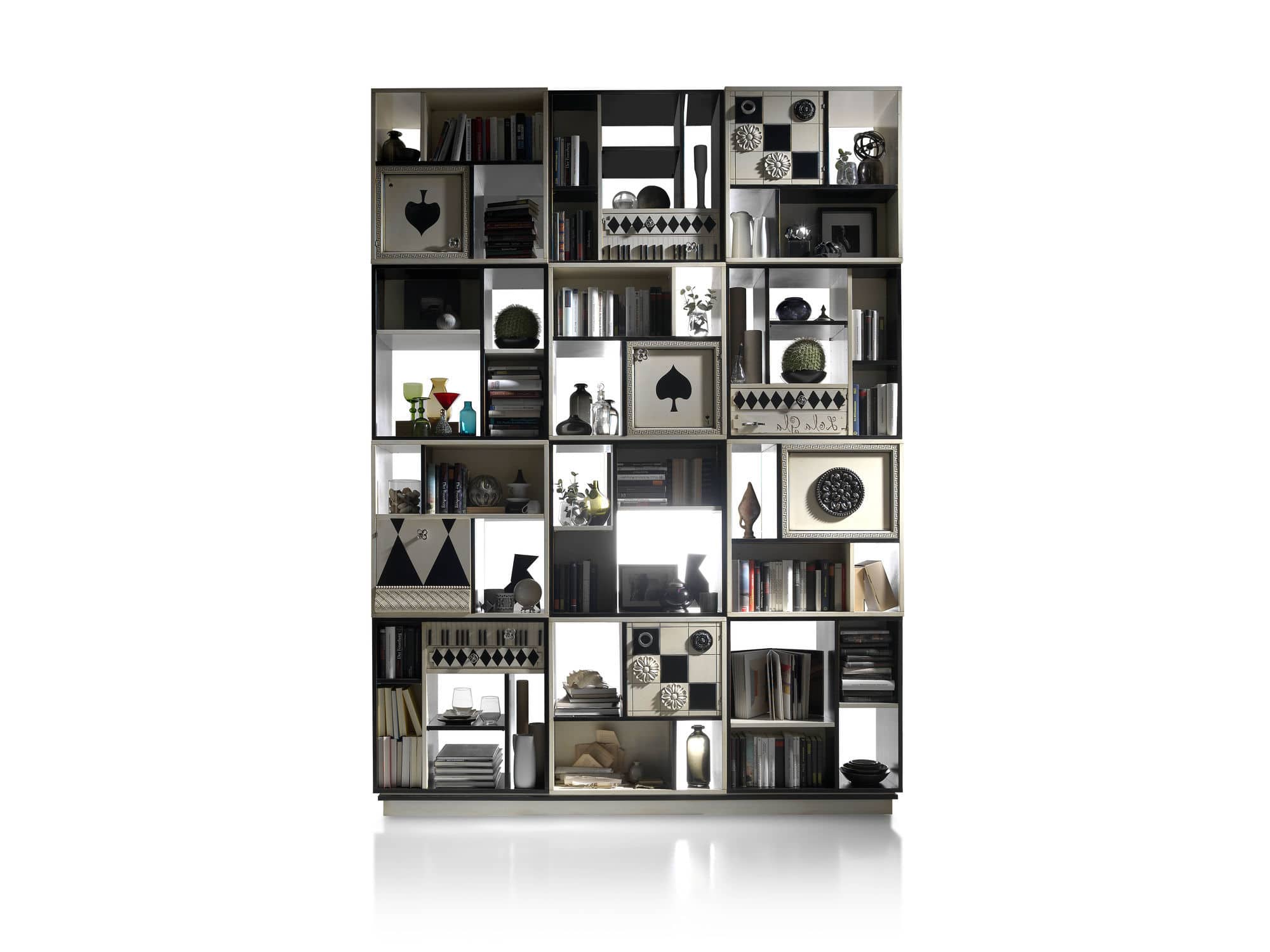 Biblioteca modular / contemporánea / de madera / a medida - VINTAGE ...