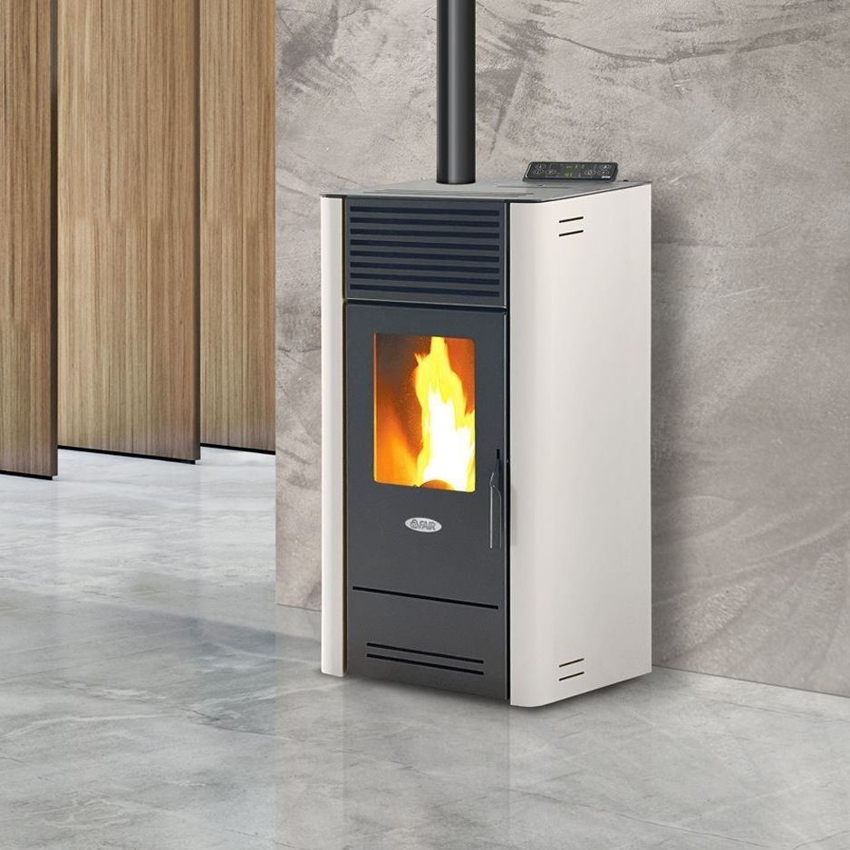 Estufa de pellets - BIO80A - FAIR srl - 0 - 5 kW / 5 kW...10 kW ...