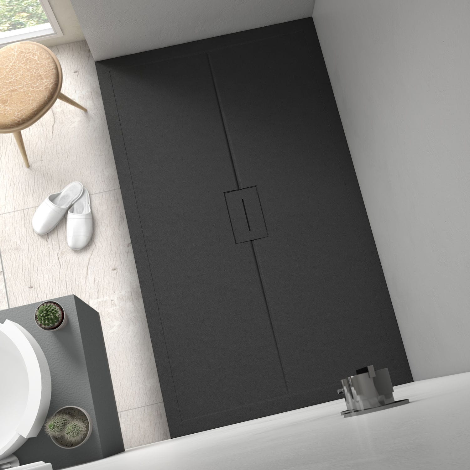 Plato de ducha rectangular - VENICE - Mundilite - independiente / de ...