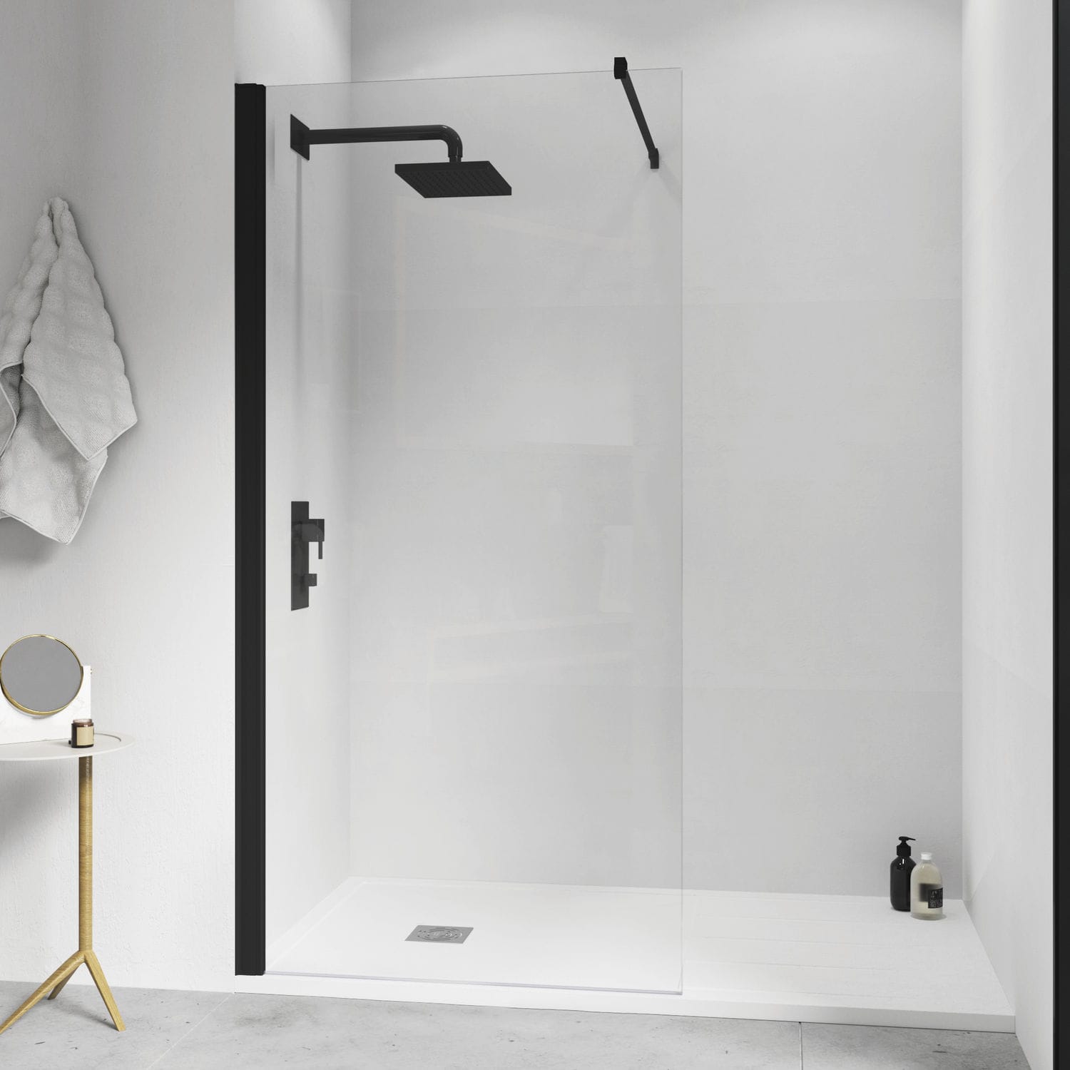 Mampara de ducha fija - FIJO BARI - Mundilite - rectangular / de ...