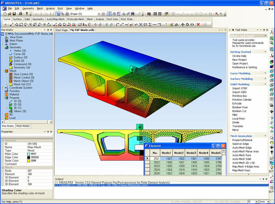 Programa de análisis estructural - MIDAS FEA - MIDASIT - para ...