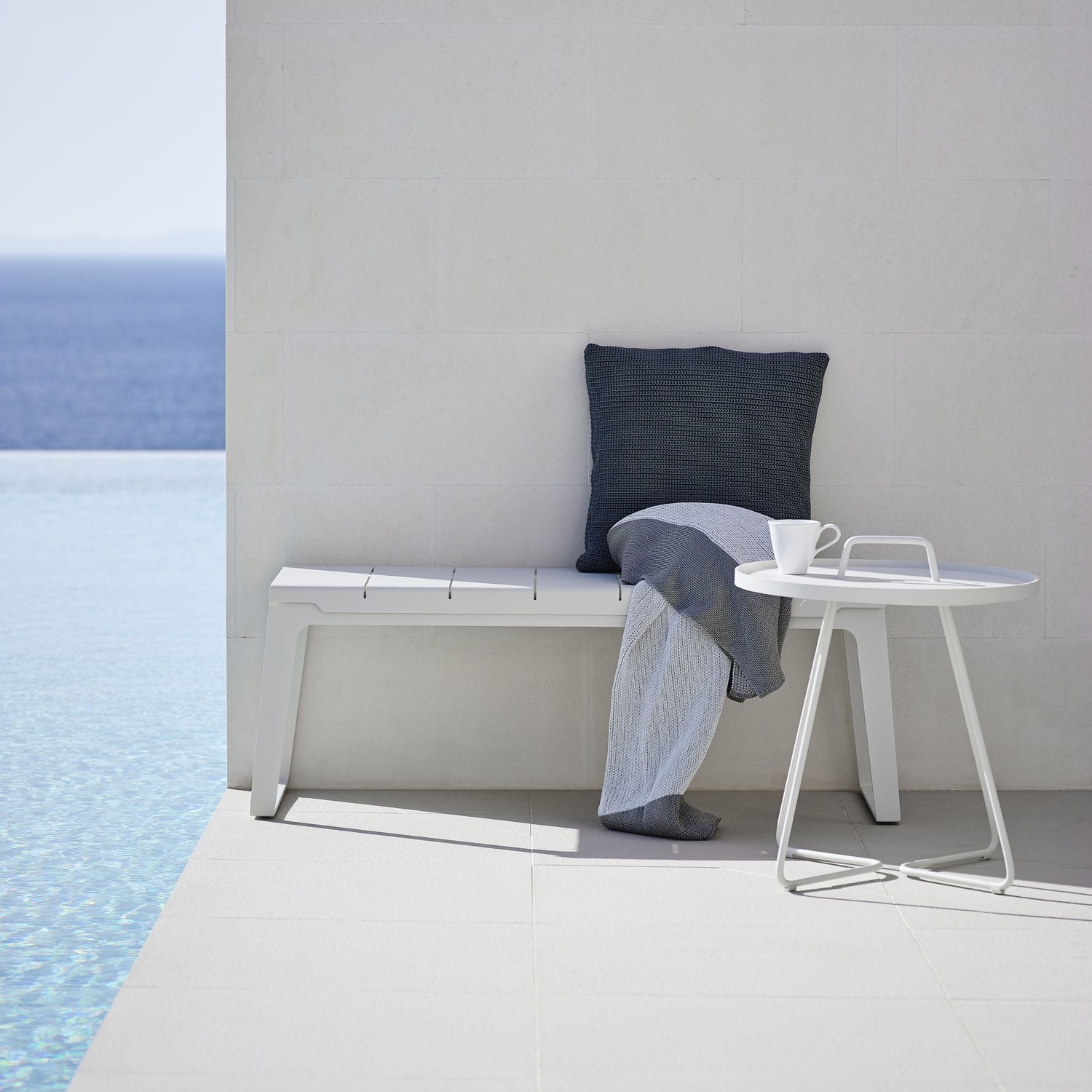 Banco para jardín contemporáneo - COPENHAGEN : 11520 - Cane-line A/S ...