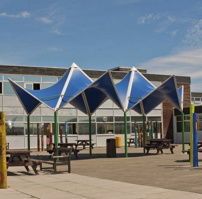 Tensoestructura marquesina - PAGODA : TWIN - Fabric Architecture ...