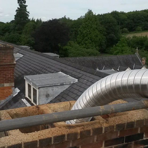 Conducto de humo de acero inoxidable - TUBINOX GF-P - CHEMINEES ...