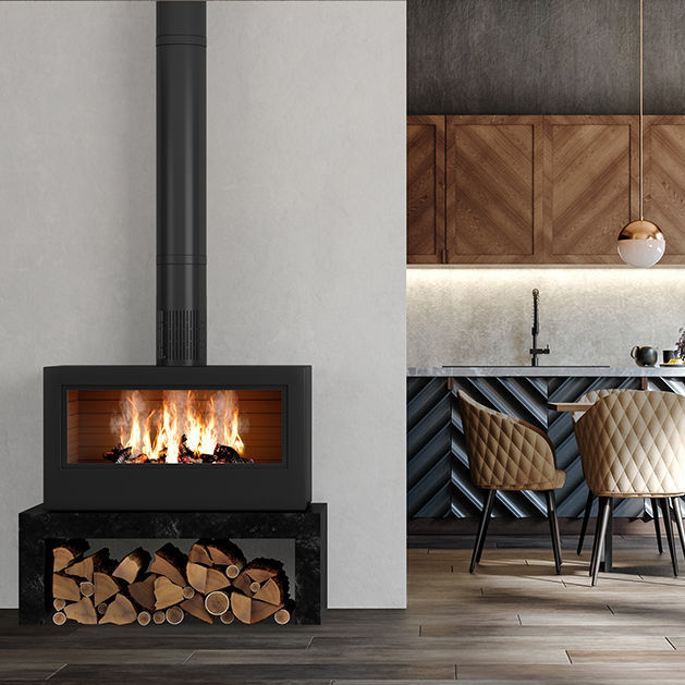 Conducto de humo de metal - DÉCO’START - CHEMINEES POUJOULAT - sistema ...