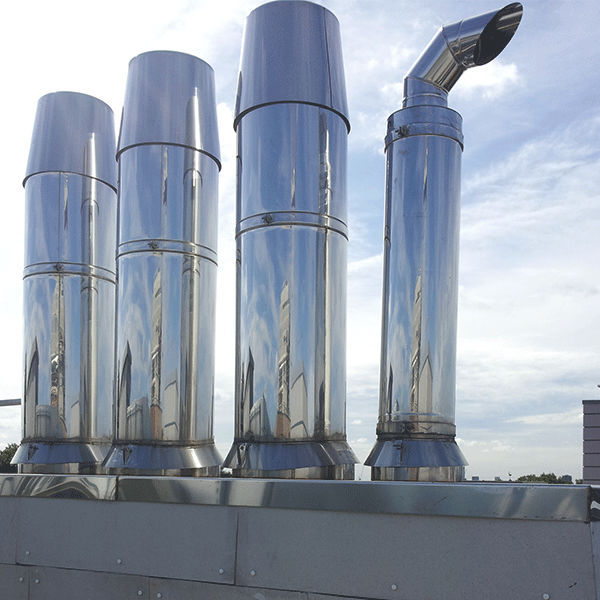 Conducto de humo de acero inoxidable - THERM+ GEP - CHEMINEES POUJOULAT ...
