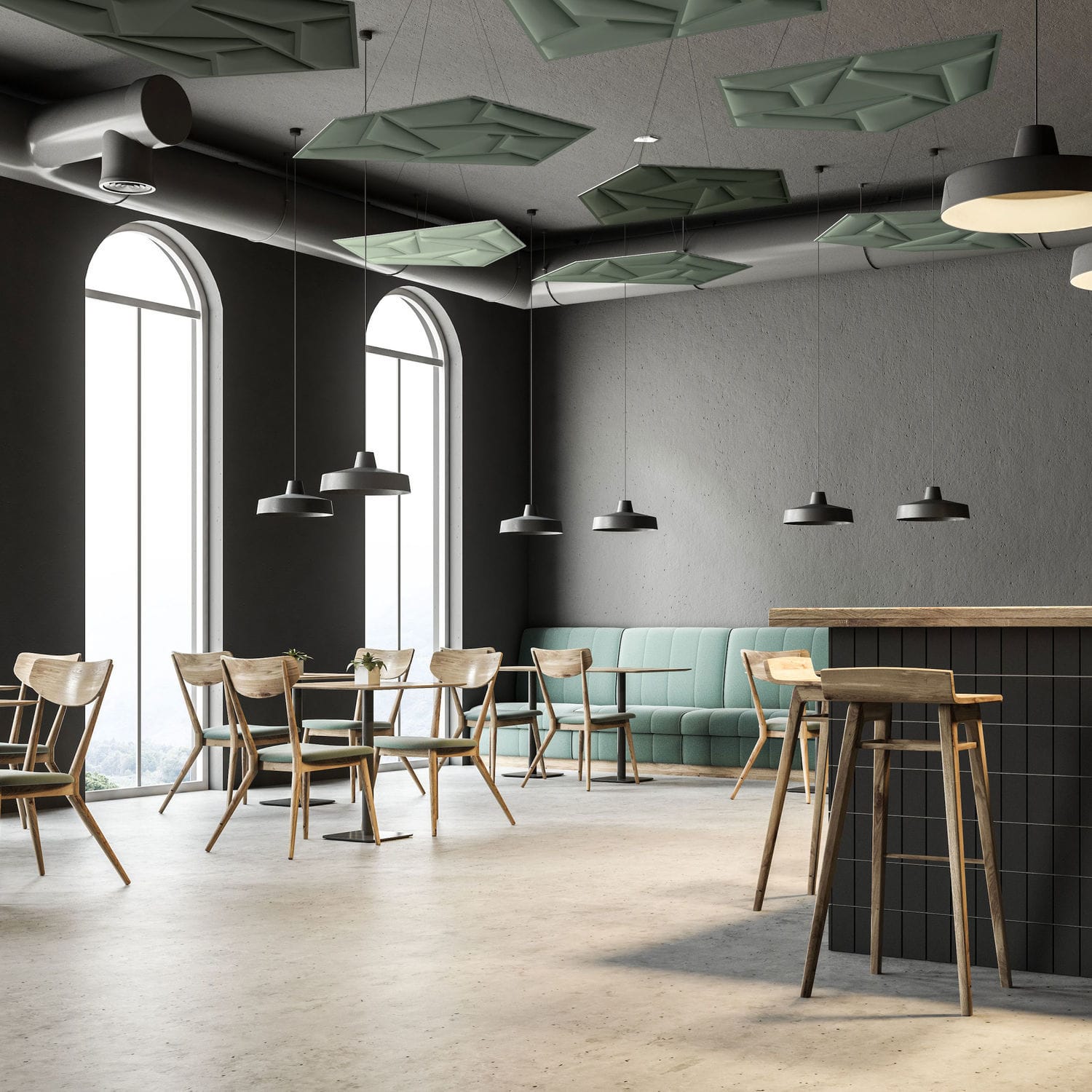 Panel acústico para techo - GEN_VMT PENRAY 01 Cloud - Vicoustic ...