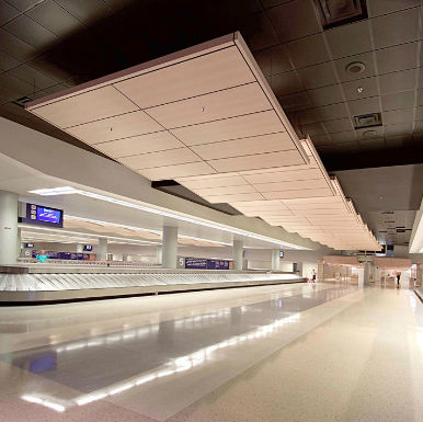 Falso techo de madera - FLAT - Rulon company - tipo panel / curvado