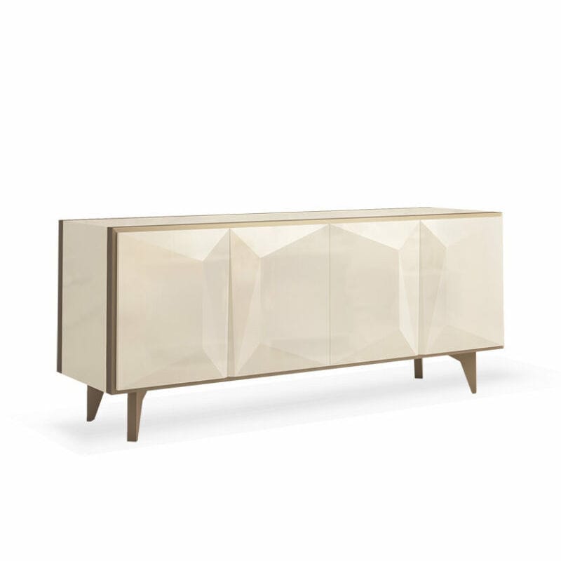 Aparador contemporáneo - CY Faceted - Cliff Young - de madera lacada ...