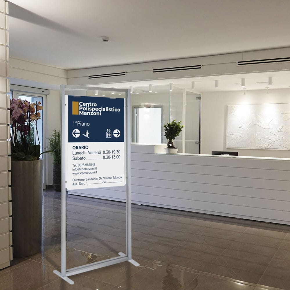 Expositor autoportante - TOTEM DA TERRA INUNO - STUDIO T - multiusos / de aluminio / de metal ...