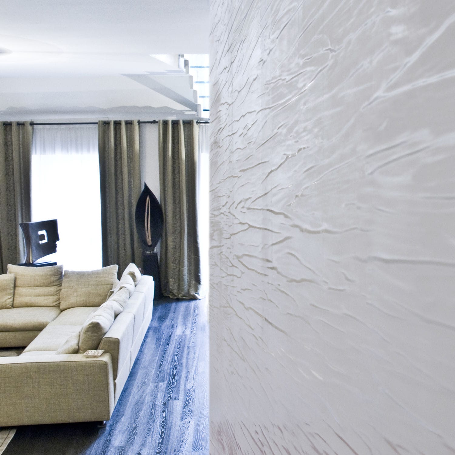 Enlucido decorativo - PIERRE ET REFLET - Signature Murale - de interior ...