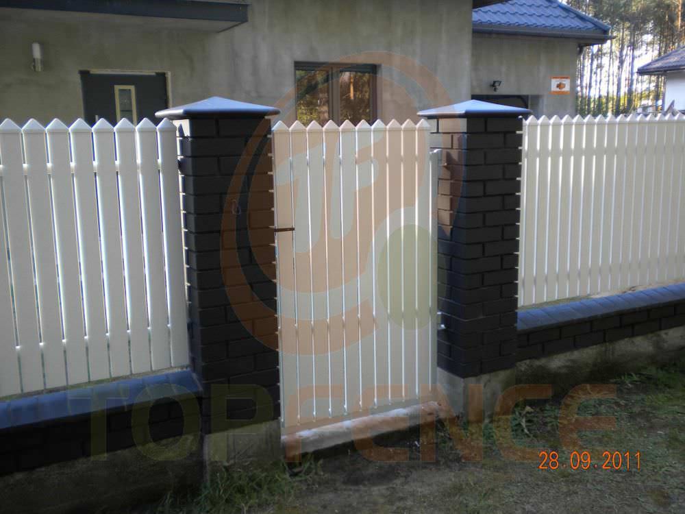 Valla con barrotes - TRADITIONAL SIMPLE - Top Fence - de jardín / de PVC