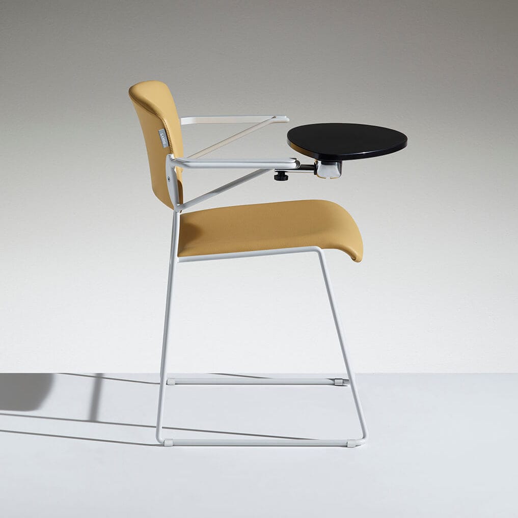 Silla de conferencia de polipropileno - ZINIA - Lamm srl - con mesita ...