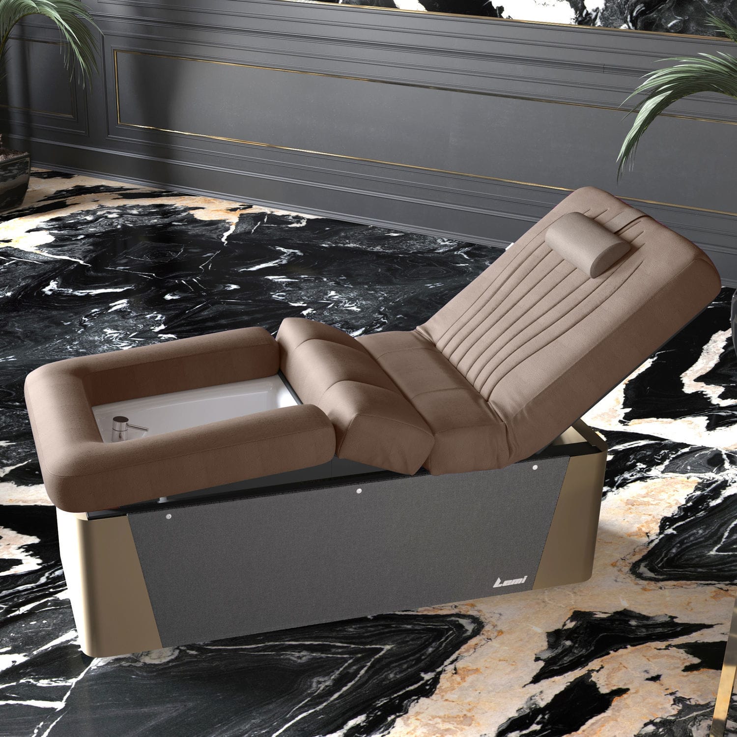 Sillón spa de pedicura de cuero - Amalfi - Lemi BEAUTY & SPA - con ...