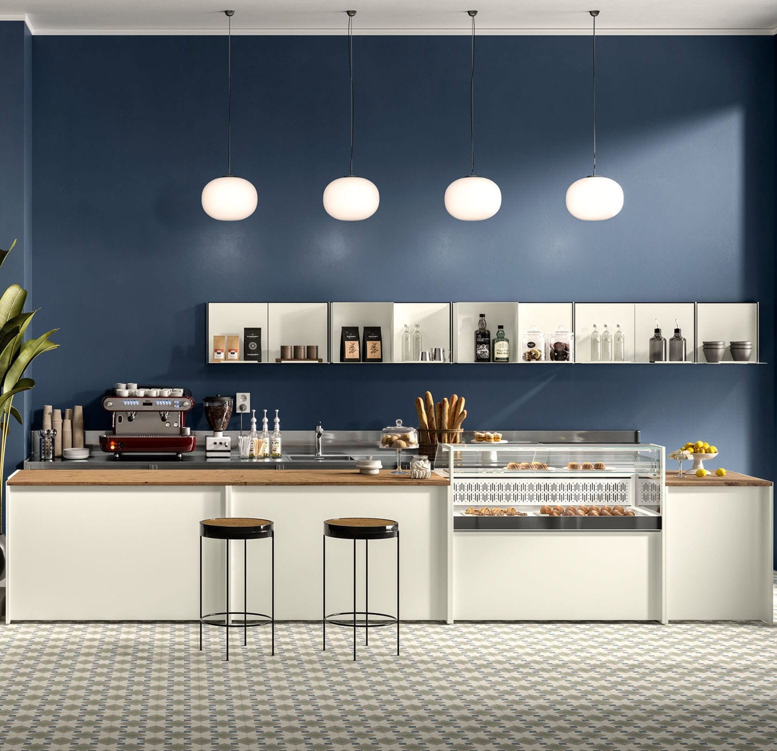 Mostrador de bar - CUSTOM COLLECTION - SIFA - de madera / de vidrio ...