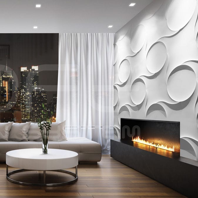 Panel decorativo de pared - NEXUS 23 - Loft Design System - de material ...