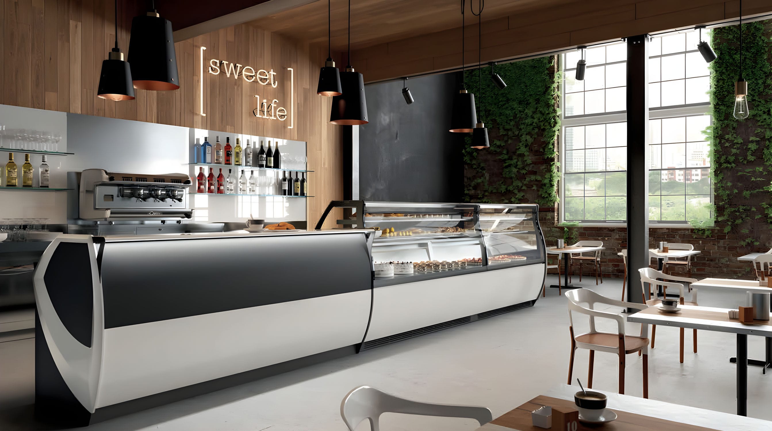 Mostrador de bar - DOLCEVITA - De Blasi - de vidrio / recto