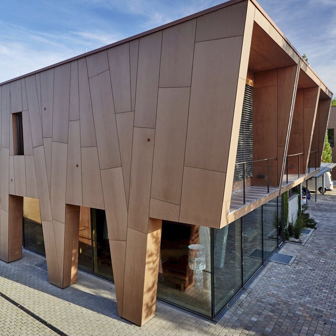 Revestimiento de fachada de paneles - ROCKPANEL NATURAL - Rockwool B.V. / Rockpanel - en láminas ...