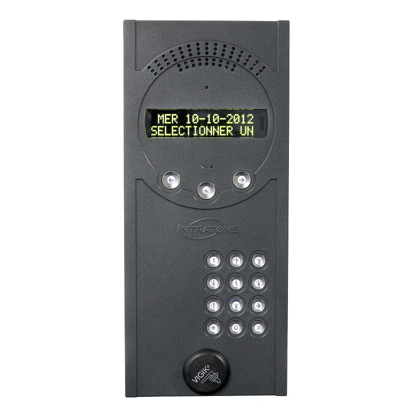Interfono audio gris - 01-0101 - Intratone - de interior / con agenda ...