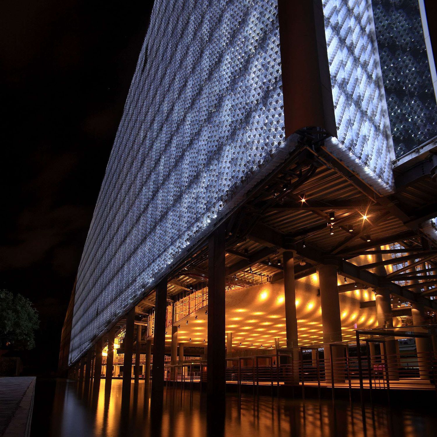 Muro cortina de paneles - POLLI-BRICK™ - Miniwiz S.E.D. Co. Ltd. - de ...