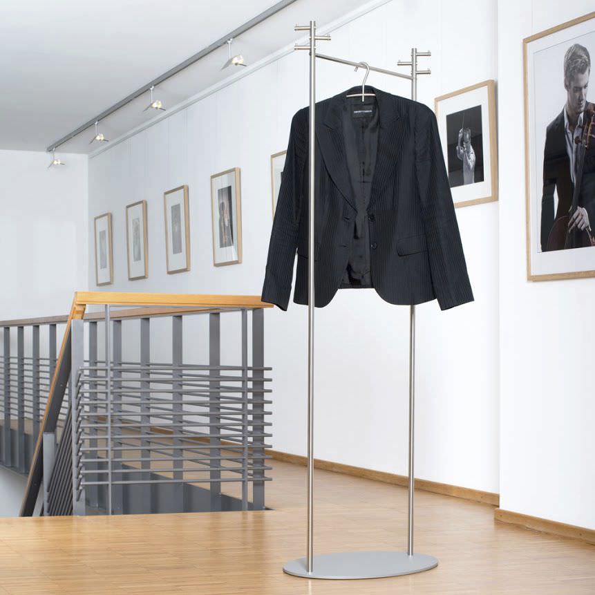 Perchero contemporáneo - GST1 - PHOS Design GmbH - de acero inoxidable